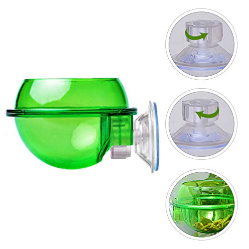 balacoo 4pcs Reptile Food Bowl Turtle Feeder Feeding Dish Tortoise Food Container Reptile Eating Bowl Water Dish Tray for Gecko Snake Turtle Bearded Dragon