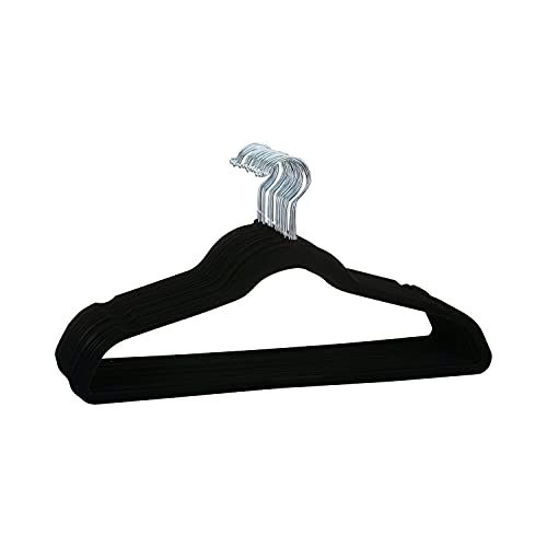 HangAroma Non-Slip Scented Velvet Hangers - Heavy Duty Clothes Hanger - Ultra Thin Space Saving 360 Degree Swivel Hook - Ideal for Coats, Jackets, Pants, & Dress - Mint - 6 Pack