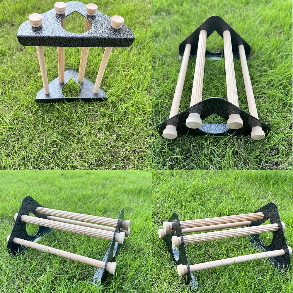 Baby Chick Perch, Durable Natural Wooden Roosting Bar for coop and brooder, Training Chicken Roosting Perches for Mini Baby Chicks, Metal Frame Easy to Assemble and Clean, Fun Toys for Chick