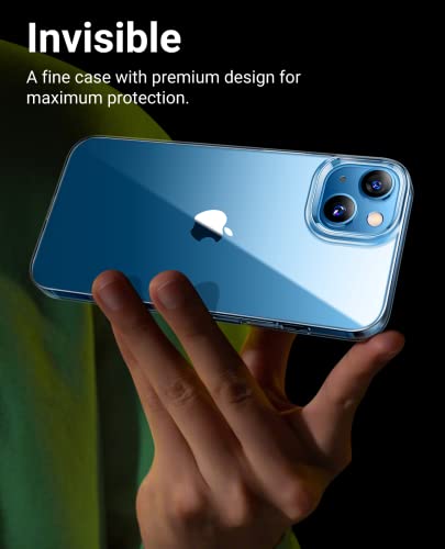 TORRAS Crystal Clear iPhone 13 Mini Case, Ultra-Thin Slim Fit Phone Cases for iPhone 13 Mini, [Long Lasting Clarity] Soft Silicone iPhone Mini 13 Case, Crystal Clear