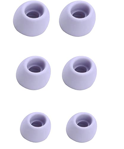 JNSA Silicone Eartips Replacement for Galaxy Buds Pro Earbuds , S/M/L 3 Size 3 Pairs ,Fit in The Case, Earbuds Ear Gels Ear Tips, Violet