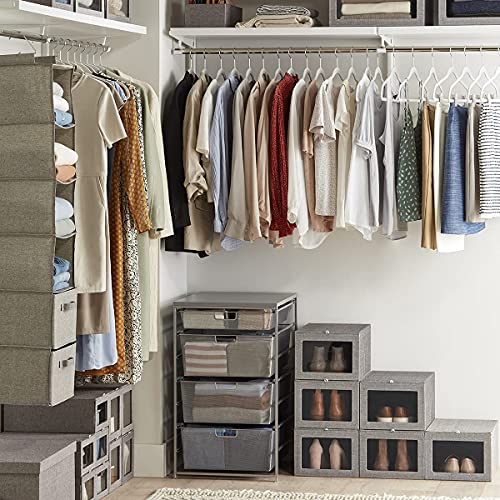 HangAroma Non-Slip Scented Velvet Hangers - Heavy Duty Clothes Hanger - Ultra Thin Space Saving 360 Degree Swivel Hook - Ideal for Coats, Jackets, Pants, & Dress - Cotton Blossom - 6 Pack