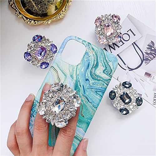 Bzybel Big Crystal Rhinestones Cell Phone Ring Holder Electronics Ring Holder Stand Finger Ring Kickstand Compatible Various Mobile Phones or Phone case Electronic Accessories
