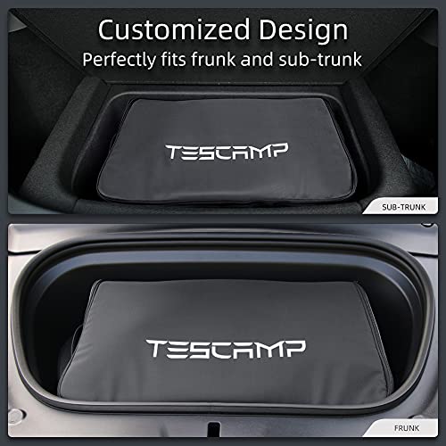 TESCAMP Camping Mattress ONLY for Tesla Model Y CertiPUR Memory Foam Car Mattress, Storage Bag & Sheet Provided, Portable, Foldable, Space Saver, in Car Sleeping, Twin Size