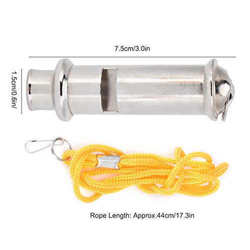 LZKW Pigeons Whistle, Silver Training Whistle, with Lanyard Mini Portable Anti‑Corrosion for Pigeons for Young Pigeons for Bird for Homing Pigeon
