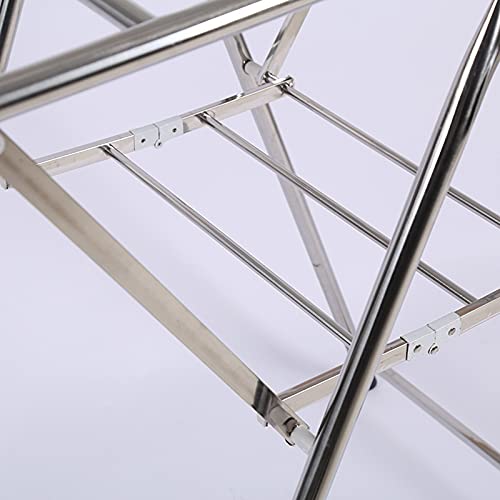 LTLGHY Rack Clothes Foldable, Laundry Drying Rack for Indoor Outdoor,Easy Storage Clothes Drying Rack, Free of Installation Garment Rack