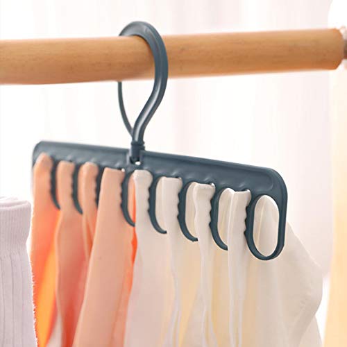 Multi-use Clothes Hanger Plastic Home Excellent Clamping Organizer Hanger for Wardrobe