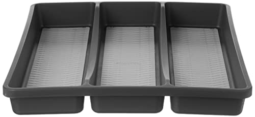 Copco Basics 3 Compartment Organizer, Charcoal Gray/Light Gray