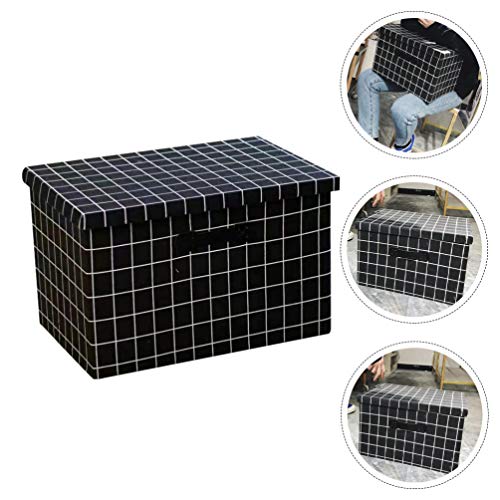Holibanna Cube Storage Organizer Collapsible Storage Boxes Folding Storage Box Clothing Shoes Storage Basket with Lid Cloth Storage Bins Storage Containers