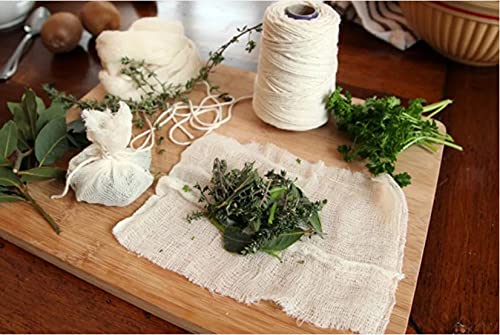 WHITEWRAP Cheesecloth Grade 50 18 Sq Ft 2 Pack | 100% Unbleached Cheesecloth | Cheese Cloth for Straining, Cheesecloth for Cooking, Organic Cheesecloth, Muslin Cloths for Straining Butter, Nut Milk