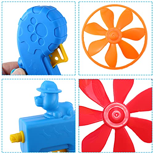 15 Pieces Cat Fetch Toys Colorful Flying Propellers Cat Chasing Flying Propeller Cat Playing Toy for Interactive, Exercising, Training, Hunting, Chasing, Batting, 5 Colors