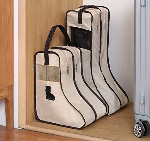 WITERY Boots Shoe Bag Travel Organizer Storage Cube-Portable Waterproof Shoe Bags Organizer Dust Cover Protector Bag Under Bed Wardrobe Organizer