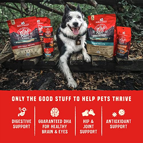 Stella & Chewy's Wild Red Dry Dog Food Raw Coated High Protein Grain & Legume Free Ocean Recipe, 3.5 lb. Bag