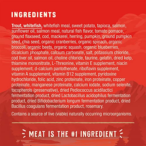 Stella & Chewy's Wild Red Dry Dog Food Raw Coated High Protein Grain & Legume Free Ocean Recipe, 3.5 lb. Bag