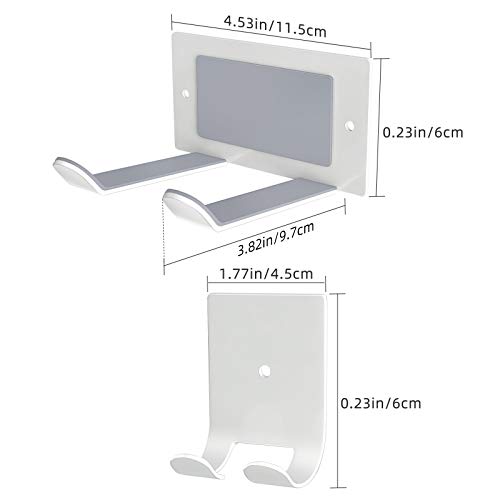 Hair Dryer Holder,FLE Blow Dryer Holder Wall Mounted Fit for Most Hair Dryers White