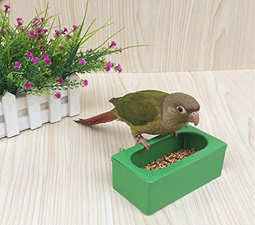 PetPhindU Pigeon Parrot Feeder Bird Feeding Box Bird Food Dish Bowl Water/Food/Seed Holder Birdcage Hanging Feeder