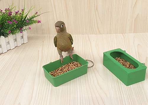 PetPhindU Pigeon Parrot Feeder Bird Feeding Box Bird Food Dish Bowl Water/Food/Seed Holder Birdcage Hanging Feeder