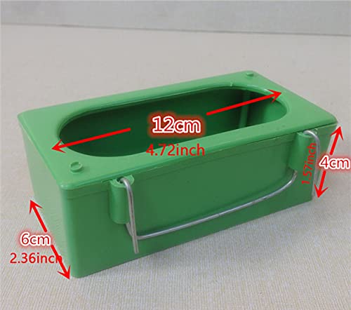 PetPhindU Pigeon Parrot Feeder Bird Feeding Box Bird Food Dish Bowl Water/Food/Seed Holder Birdcage Hanging Feeder