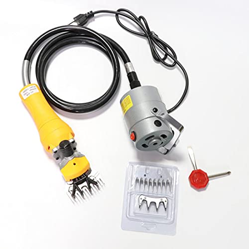 SHengwin Electric Sheep Clippers, 1000W Professional Wool Shearing Machine 110V Sheep Shears with 2 Blades