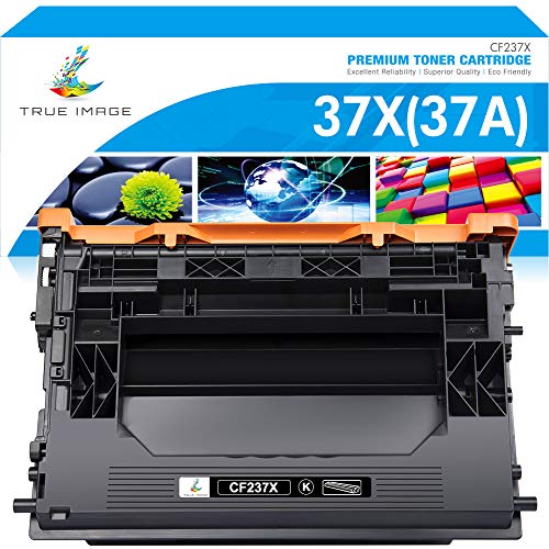 TRUE IMAGE Compatible Toner Cartridge Replacement for HP 37X CF237X 37A CF237A Enterprise M607 M608 M607n M607dn M608n M608dn M608x M609 MFP M631 M632 M633 Printer (Black, 1-Pack)
