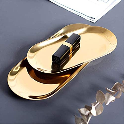 MODUODUO Bathroom Vanity Trays Set of 2 Toilet Tank Storage Tray for Towel Cosmetics Ring Jewelry Organizers Bathroom Candle Perfume Soap Shampoo