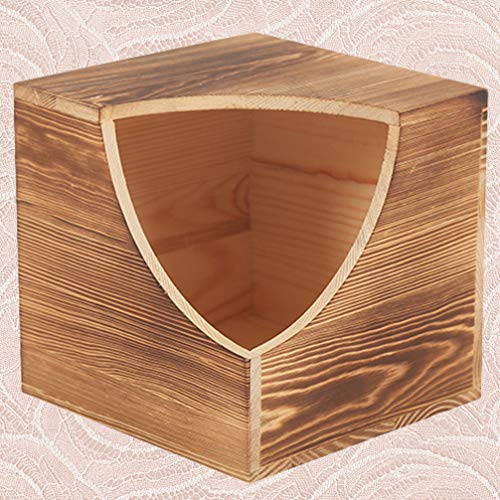 YARDWE Wood Bird House Bird Breeding Box Cage Natural Bird Nest Parakeet Nesting Box Bird Hut for for Finch Cockatiel Budgie Conure Parrot