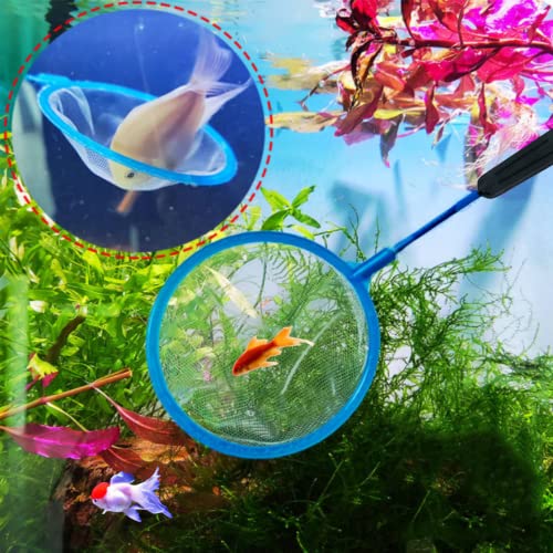 BAIHUI 10pcs Aquarium Fish Net Cleaner Net Fish Tank Filter Nets High Density Mesh