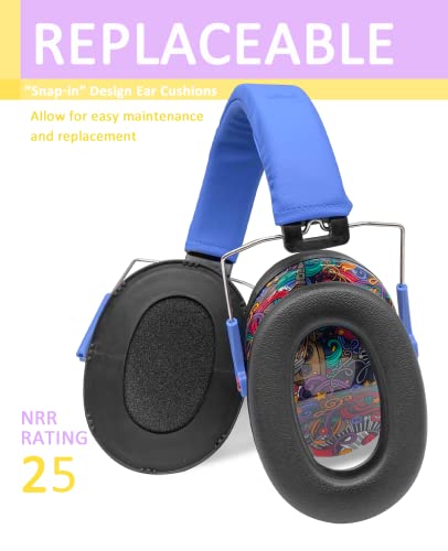 PROHEAR 032 Kids Ear Protection - Noise Cancelling Headphones Ear Muffs for Autism, Toddlers, Children - SYMBOL MUSIC