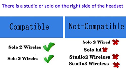 Solo3 Headband Replacement Parts Accessories Solo2 Headband Repair Kit Compatible with Solo 3.0 Solo 2.0 Wireless Top Headband (Rose Gold)