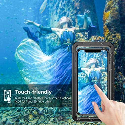 AICase Waterproof Phone Case, Universal Underwater Pouch Holder with Lanyard for iPhone 11 12 Pro Max Xr/Samsung Galaxy S21 S20 S10/Note 20 10 5G/LG Stylo 6, Pixel 4a 4XL 5 3/Moto G Power 2021 G7