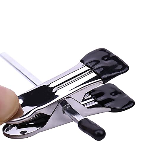 10Pcs Metal Pants Hangers Skirt Hangers with Clips Trouser Clip Hangers Clothes Hangers Rack Non Slip Hanging Hook for Skirts Jeans