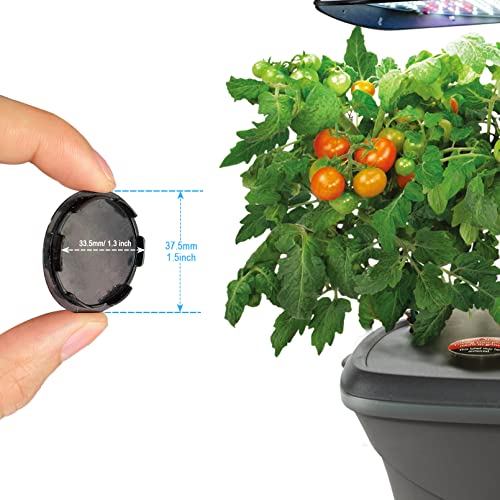 Ulrempart Plant Spacer Kit (25 Pack) for AeroGarden Plant Deck Openings, Platform Cover Lid Accessories, Compatible with Harvest, Bounty, Farm, Extra, Ultra All Models Grow Deck Openings, Gray Color