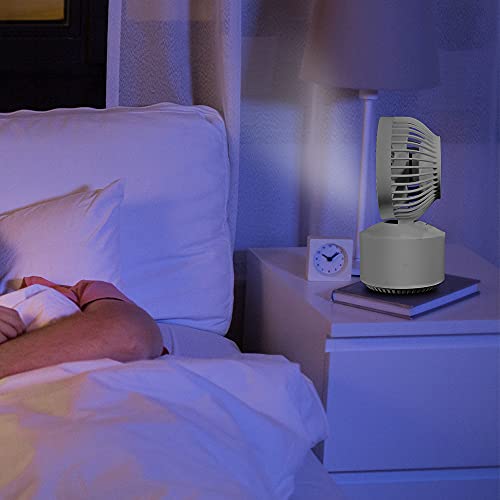BIGTREE USB Portable Mini Misting Fan,Desktop Table Fan with 350ML Large Water Tank,Cooling Misting Fan for Working,Travel,Office, Outdoor