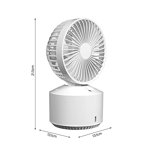 BIGTREE USB Portable Mini Misting Fan,Desktop Table Fan with 350ML Large Water Tank,Cooling Misting Fan for Working,Travel,Office, Outdoor