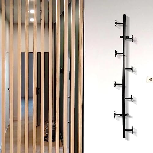 changqing Vertical Faucet Coat Rack Wall Mounted 35 Inch, Metal Rotatable Vertical Hat Rack for Wall, Modern Wall Coat Tree for Hats, Jackets, Bags, Entryway Bedroom