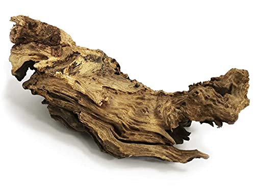 kathson Large Natural Aquarium Driftwood Reptiles Branches Terrarium Ornament Sinkable Wood Decor Trunk Fish Tank Log Habitat Decoration (12"-17")