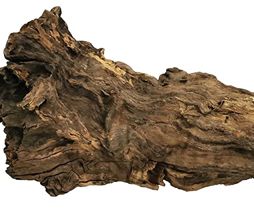 kathson Large Natural Aquarium Driftwood Reptiles Branches Terrarium Ornament Sinkable Wood Decor Trunk Fish Tank Log Habitat Decoration (12"-17")