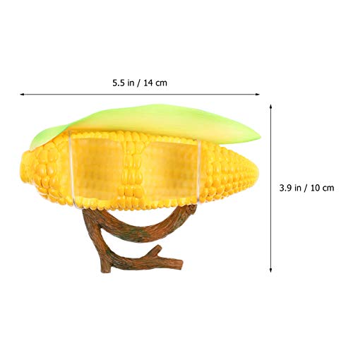 generic 1PC Corn Shaped Food Bowl Birds Water Dinking Feeder Plastic Feeding Supplies Creative Pet Feeder Pet Feeding Basin Food Feeder for Pet Bird Pigeon Parrot
