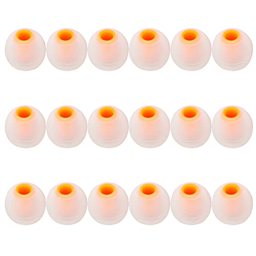 Earbud Tips Replacement Earbud Tips Earbud Replacement Ear Tips(Fit in Inner Hole 3.8-4.2mm in-Ear Headphones) 9 Pairs Large Size