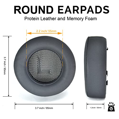 Virtuoso XT Thicker Earpads Upgrade Quality - Ear Pads Ear Cushion Replacement for Corsair Virtuoso RGB Wireless, Corsair Virtuoso RGB Wireless XT,RGB Wireless SE,High-Density Noise Cancelling Foam