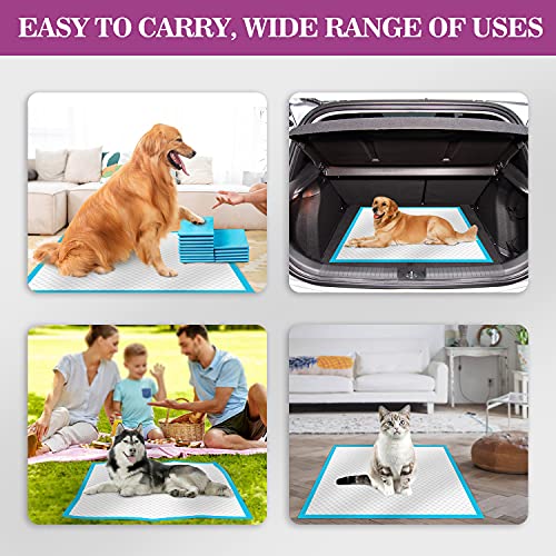 IMMCUTE Extra Large Dog Pee Pads 28"x30"-50 Count | X-Large Puppy Pee Training Pads Super Absorbent & Leak-Proof | Disposable Pet Piddle and Potty Pads for Puppies | Dogs | Doggie