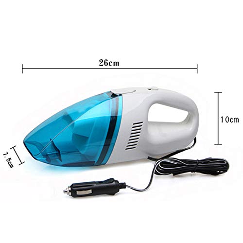 xinyijiayi Car Vacuum Cleaner, Mini Portable Wet and Dry Car Mini Portable Car Cleaner, Transparent