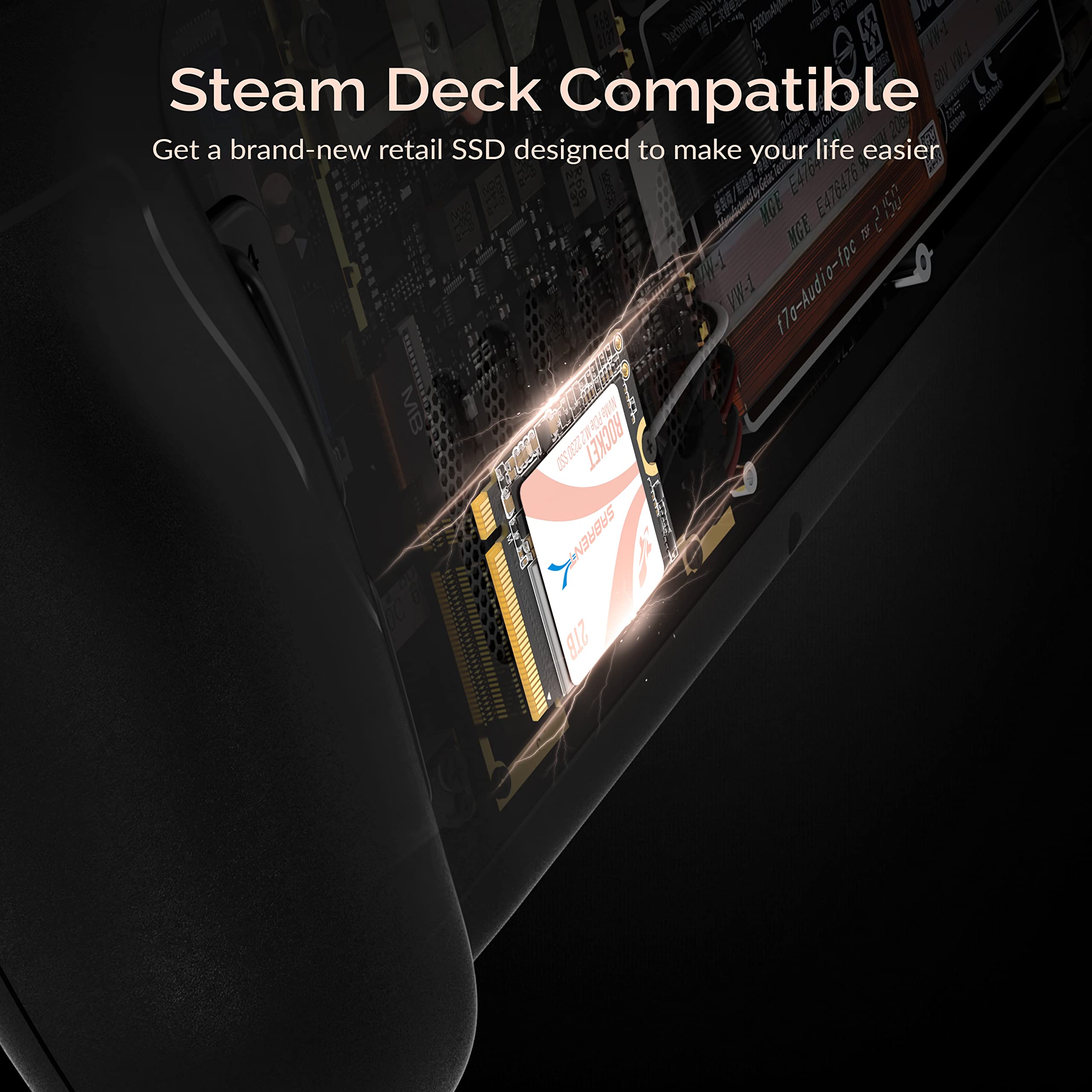 SABRENT Rocket Q4 2230 NVMe 4.0 2TB High Performance PCIe 4.0 M.2 2230 SSD Compatible with Steam Deck, ASUS ROG Ally, Mini PCs [SB-213Q-2TB]