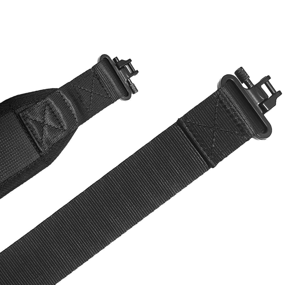 2 Point Gun Sling with Sling Swivels, Thicker and Wider Rifle Sling with Comfortable Neoprene Padded Quick Adjustable Length of AR Sling for Outdoors