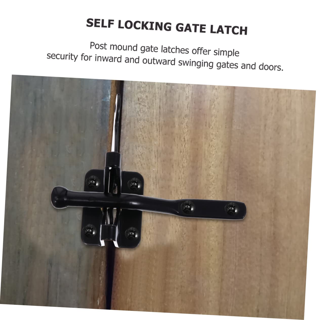 Fence Hinge Gate Latch for Wooden Fence Heavy Duty Gate Latch Fence Locks for Outdoor Gates Pool Gate Latch Gate Latches for Wooden Gates Gate Handles Fence Latches for Gates