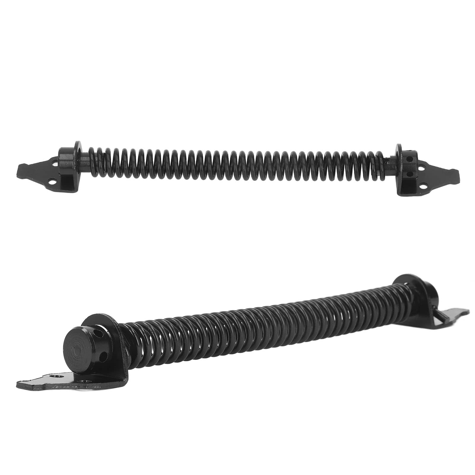 Self Closing Gate Door Spring Wooden Box Fence Door Outdoor Hinge Villa Yard Spring Room Black Hardware Closure