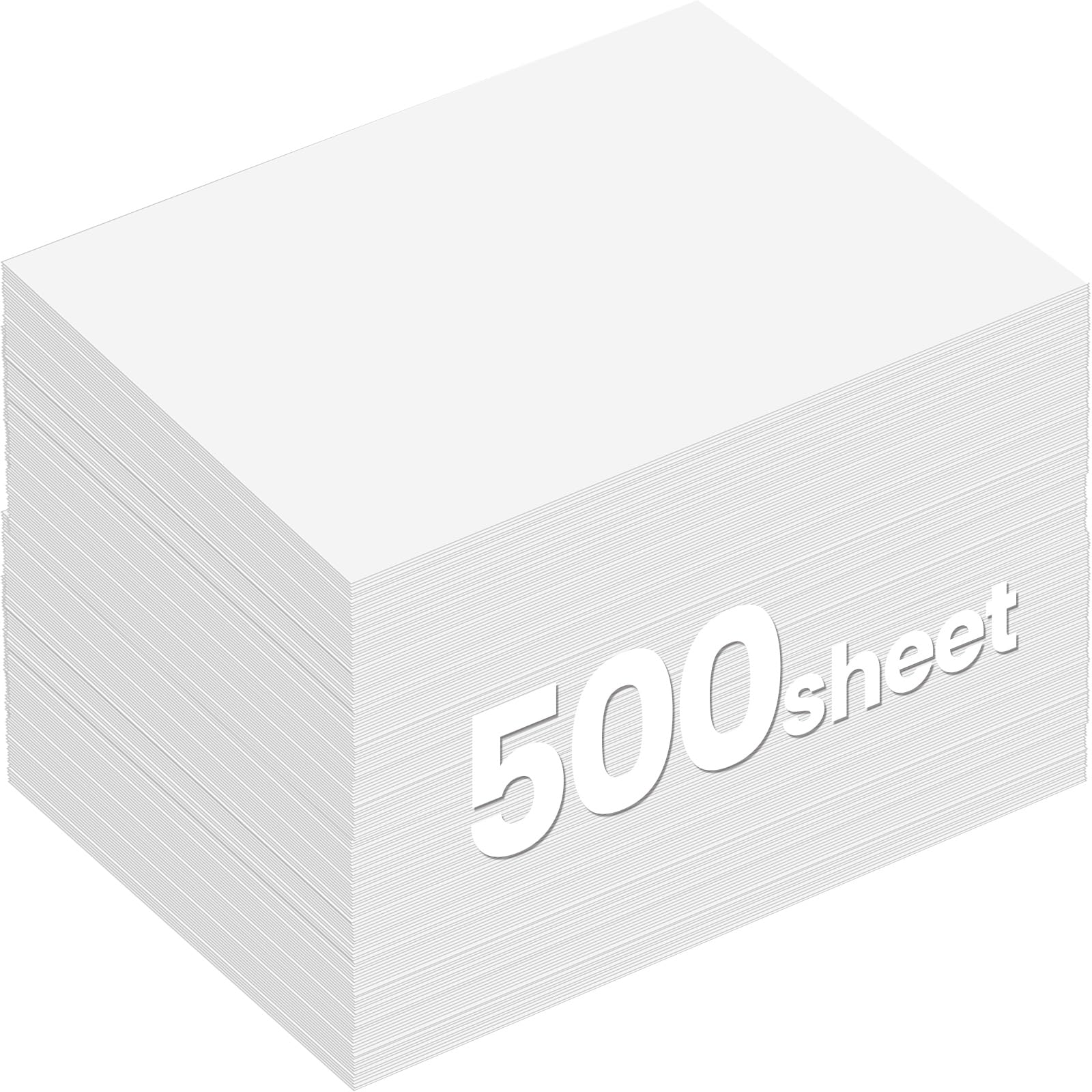 Harloon 500 Sheets White Construction Paper Bulk Heavyweight Construction Paper A4 Size Thick Cardstock for DIY Craft, 120 GSM