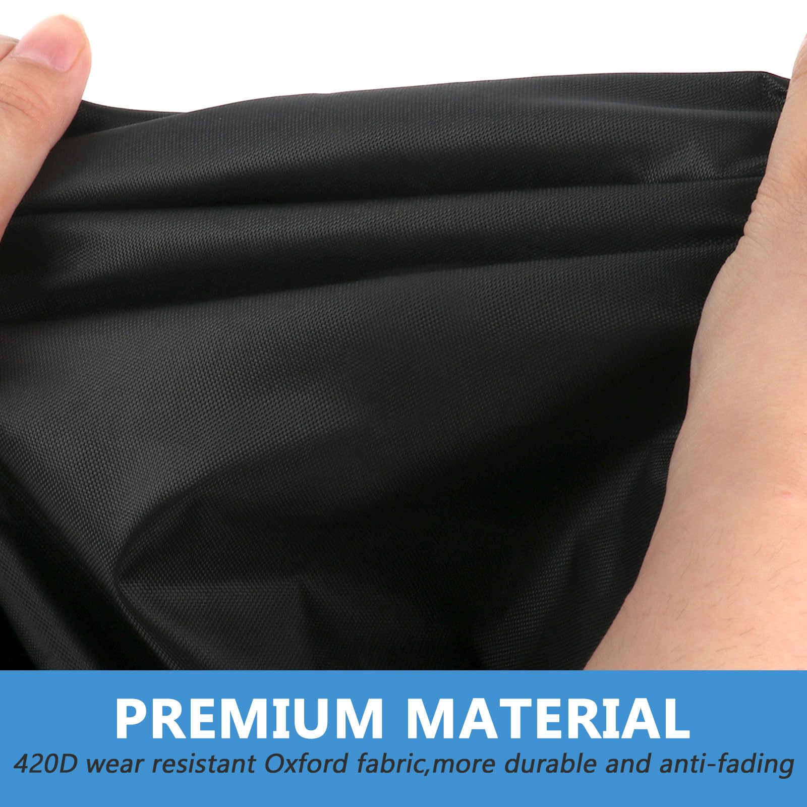 Guisong Flat Top Grill Cover Waterproof for Royal Gourmet 8-Burner Gas Grill with Side Tables Down, Weatherproof Cover for Protecting BBQ Grill/Propane Griddle/Outdoor Grill