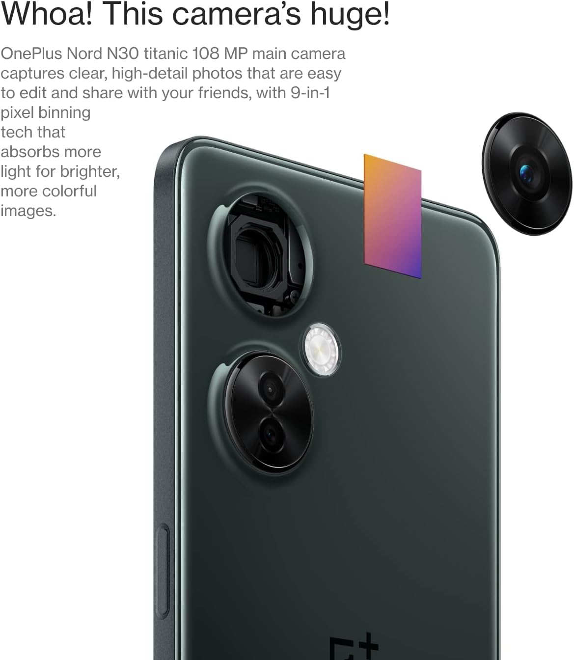 OnePlus Nord N30 5G + Nord Buds 2 Bundle (Lightning White): Dual-SIM, 6.7" Display, 8+128GB, 5000mAh, 50W Fast Charging, 108MP Camera & 25dB ANC Earbuds, 36hr Playback, 4-Mic, IP55