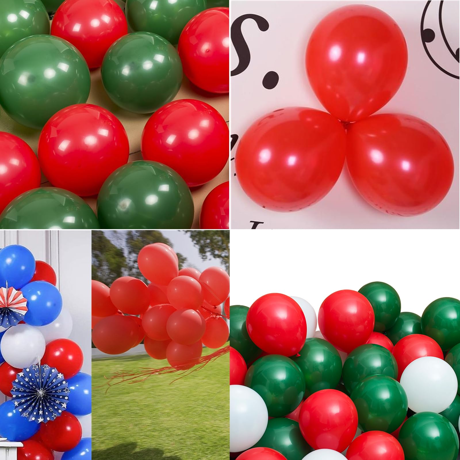 5 inch Red Party Balloons, 100 pcs Mini Red Latex Balloons for Birthday Wedding Baby Shower Decorations(Red)